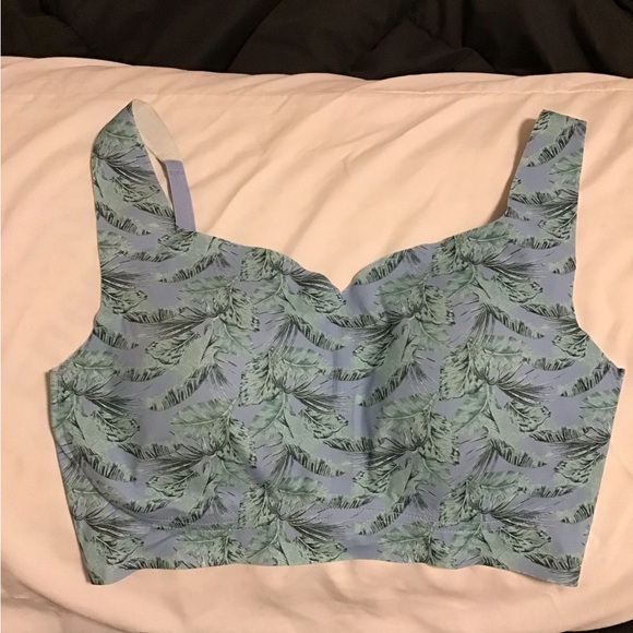 Rhonda Shear | Intimates & Sleepwear | Rhonda Shear Leaf Print Bra In ...